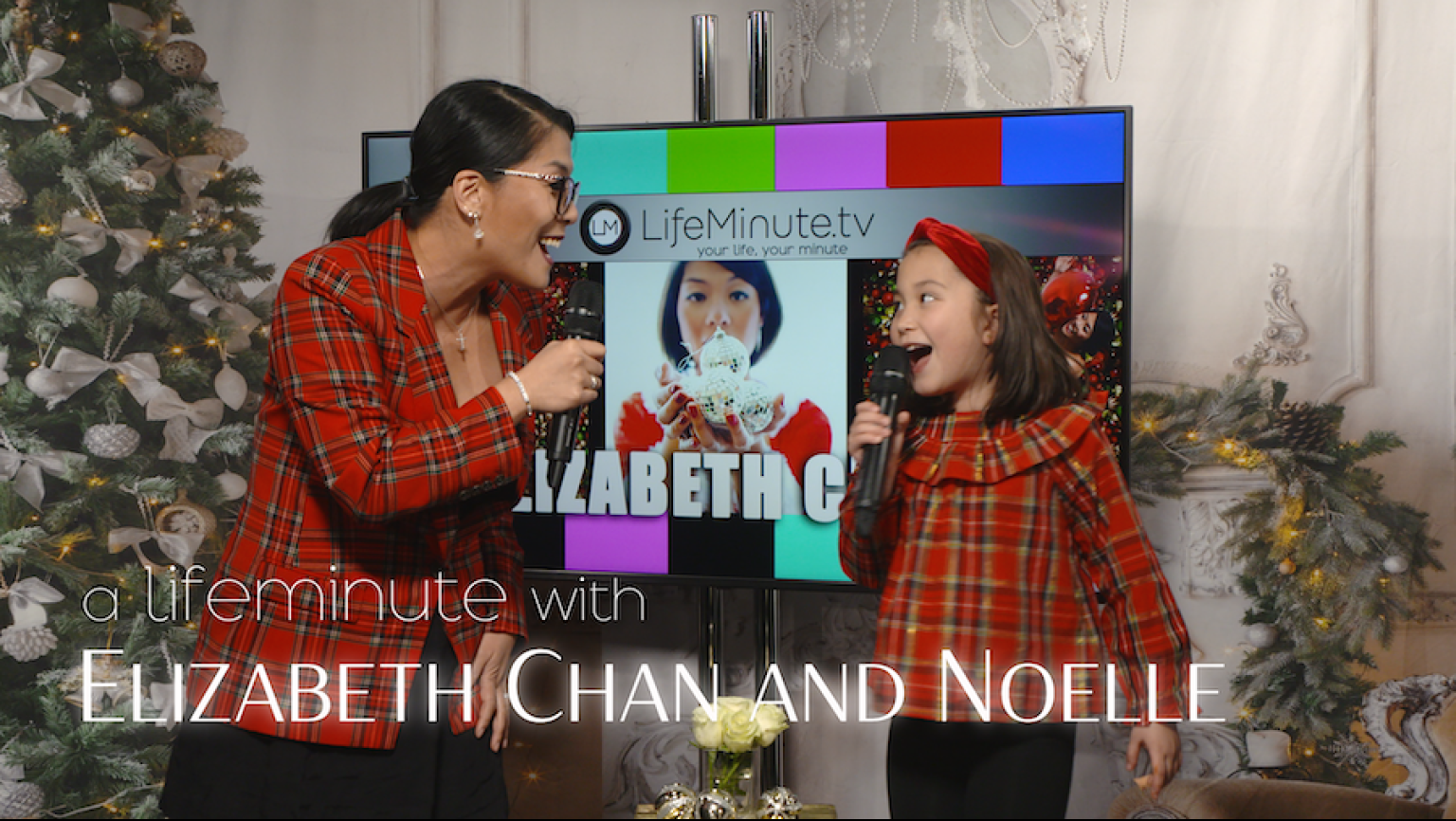 “Queen of Christmas” Elizabeth Chan and Daughter Noelle Bring in the ...