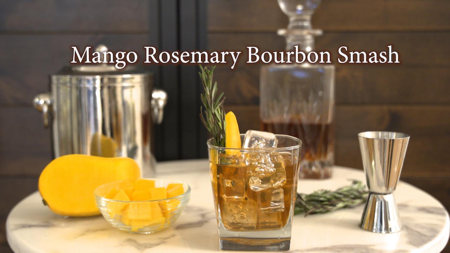 Mango and Rosemary Bourbon Smash | LifeMinute TV