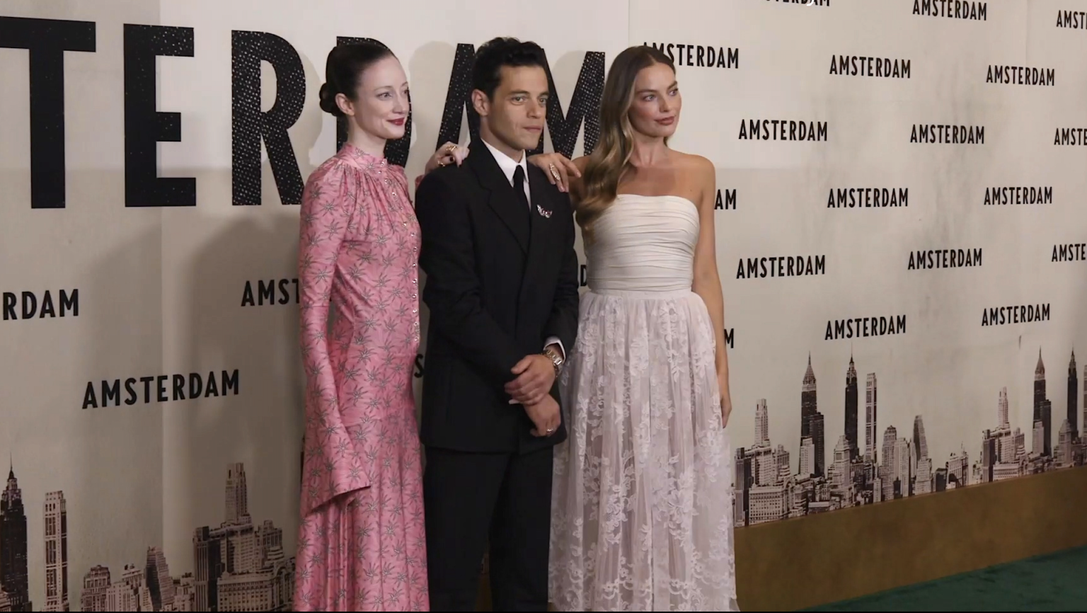 The Star-Studded Cast of Amsterdam Hit the Red Carpet for the NYC ...