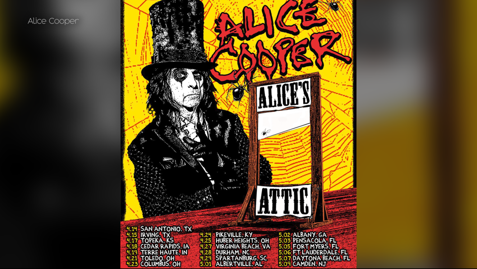 Alice Cooper, Lionel Richie with Earth, Wind & Fire, Kid Cudi Tour ...