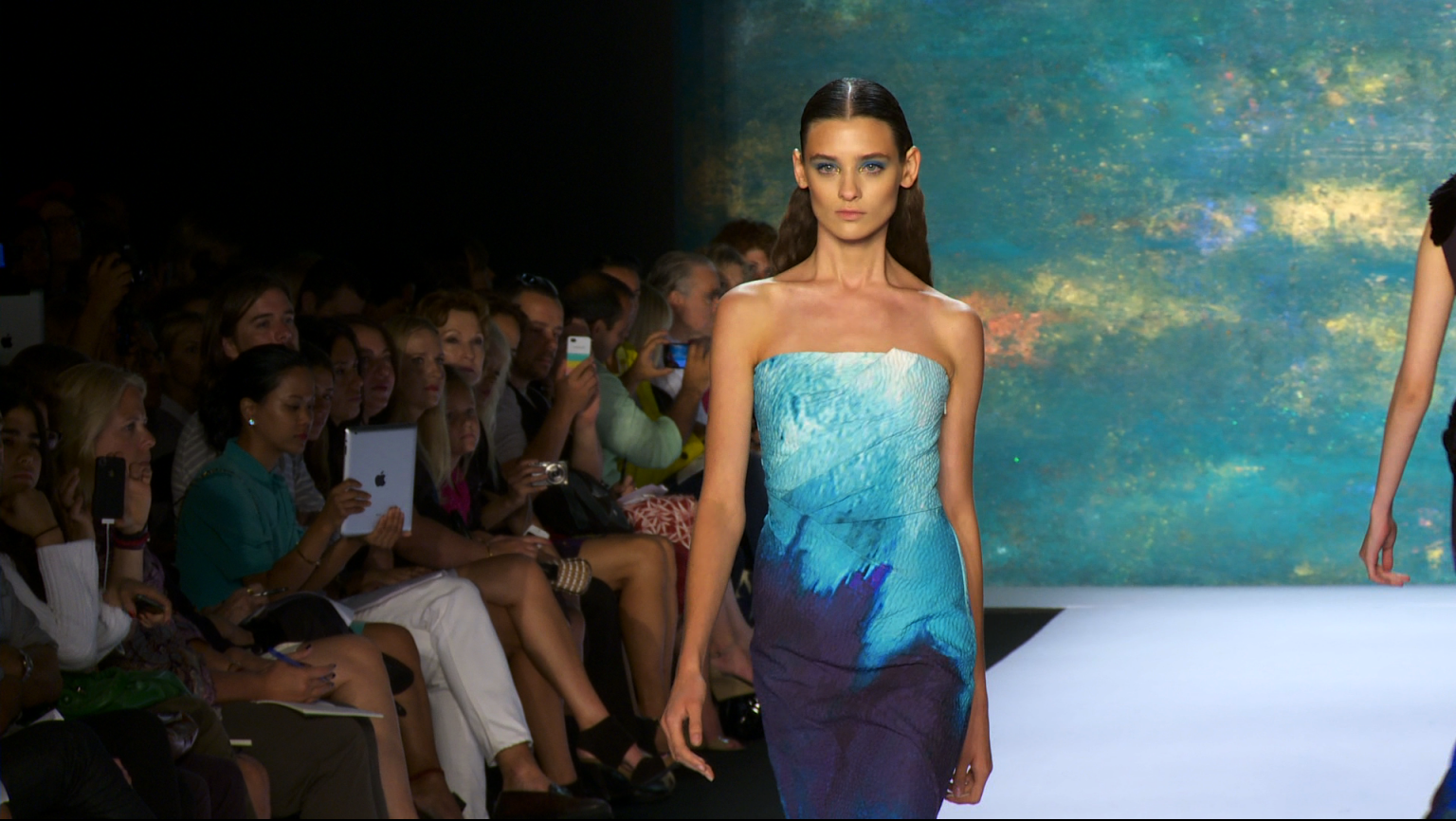 Mermaid Chic At The Monique Spring 2013 Fashion Show | LifeMinute TV