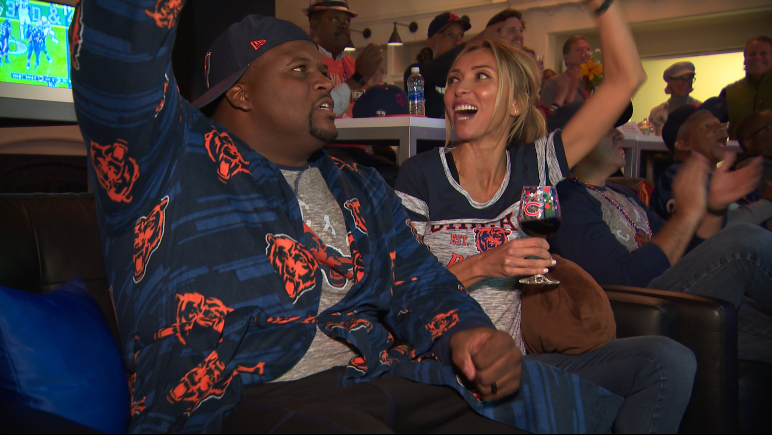 Chicago Bears Legend Anthony 'Spice' Adams and Giuliana Rancic ...