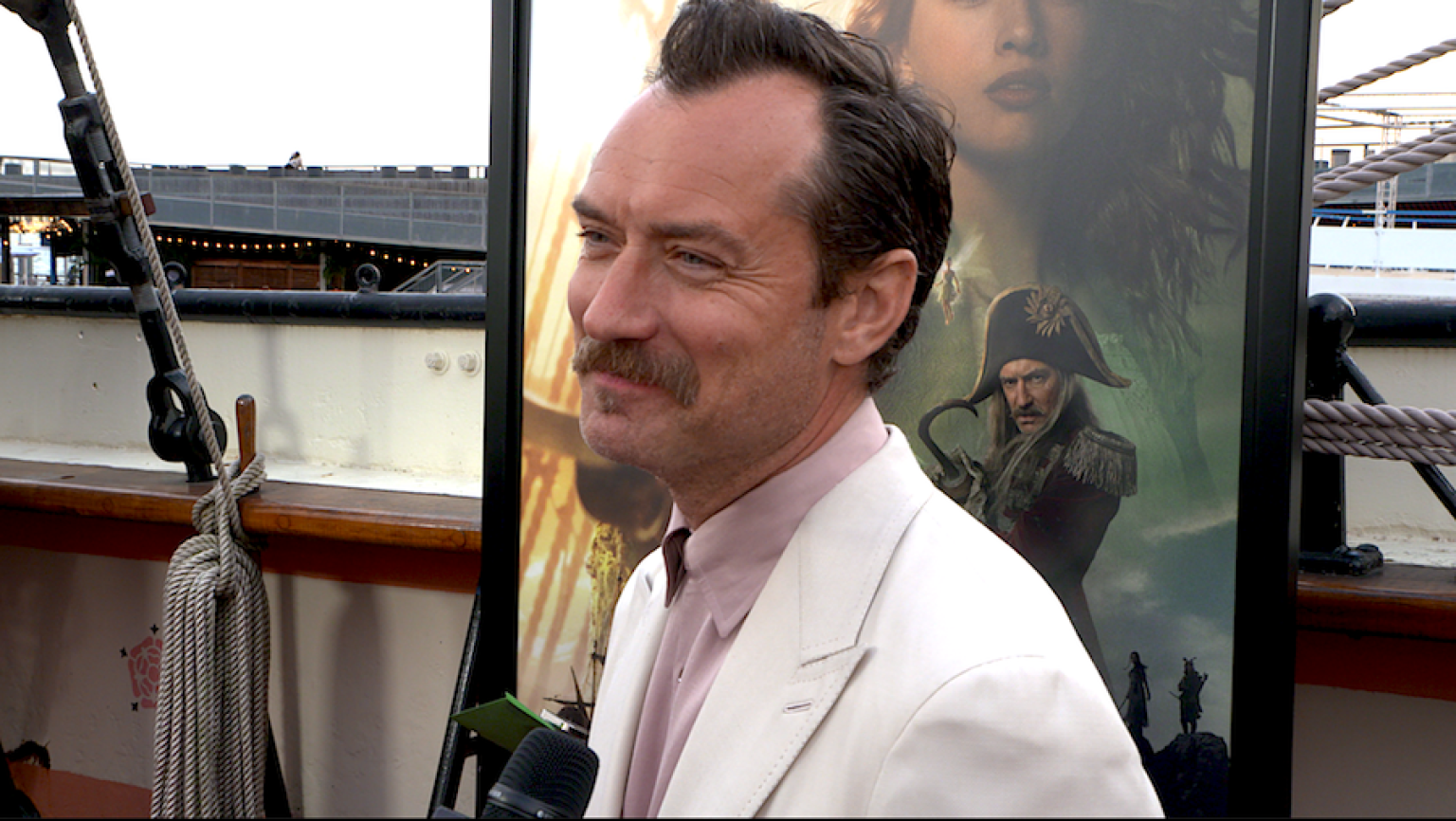 Jude Law on Taking on Role of Captain Hook in Peter Pan & Wendy ...
