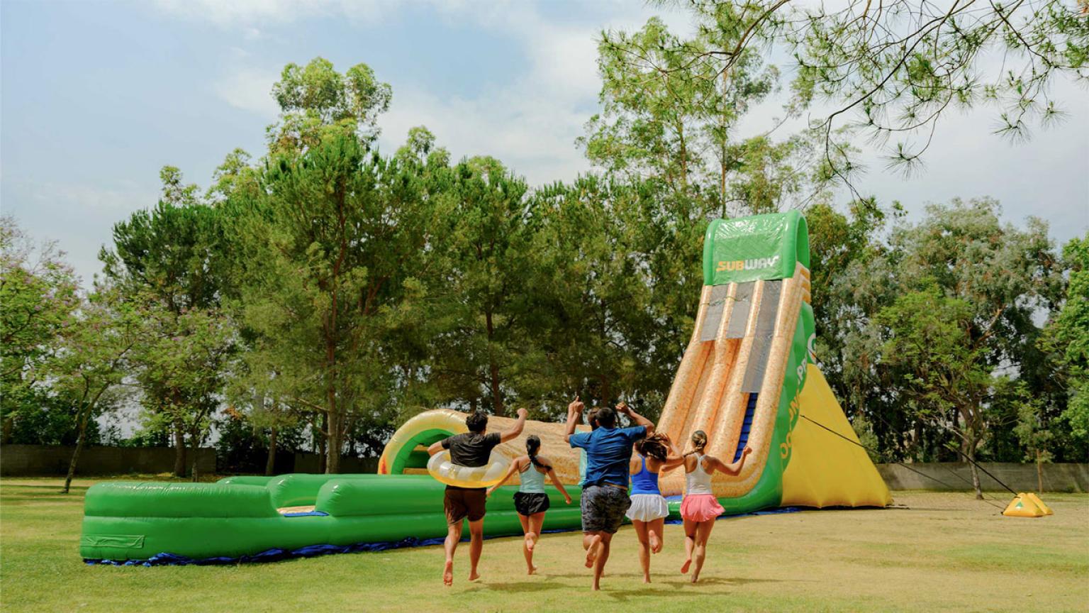 World's First Dip 'N Slide Invites Subway Footlong Fans to Become Human ...